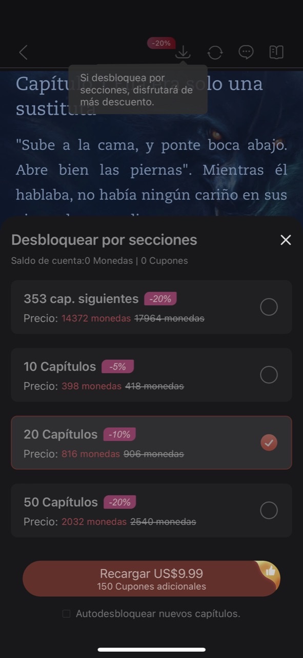 Leera - Web Novel Fiction App — Paywall Screenshot ($20K/mo)