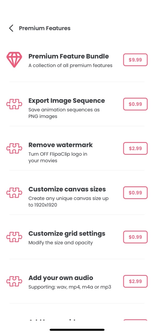FlipaClip: Create 2D Animation — Paywall Screenshot ($50K/mo)