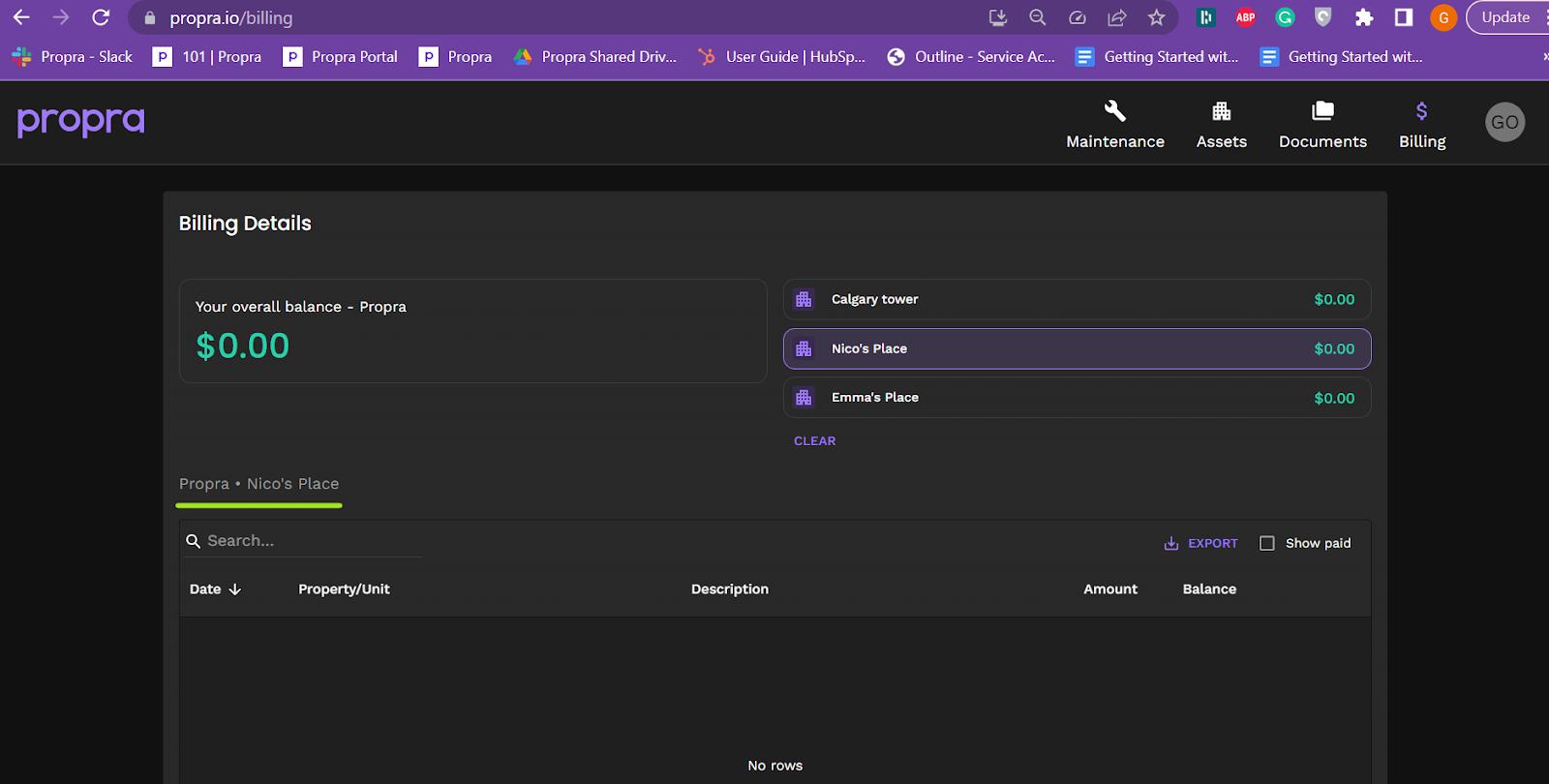 Propra Resident Portal for Owners