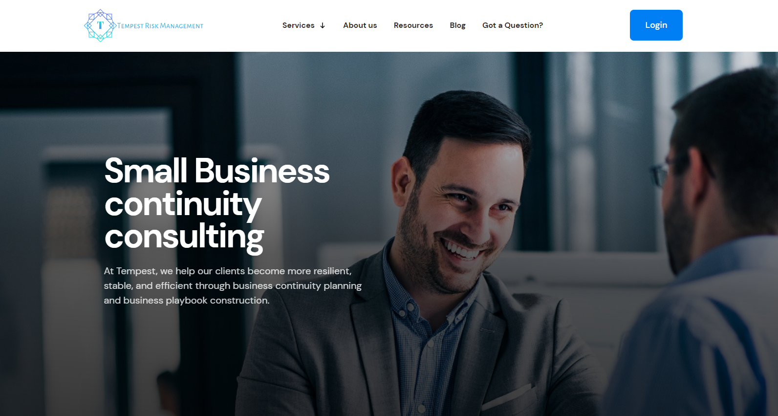 Tempest Risk Management | Small Business Continuity Planning & Consultant