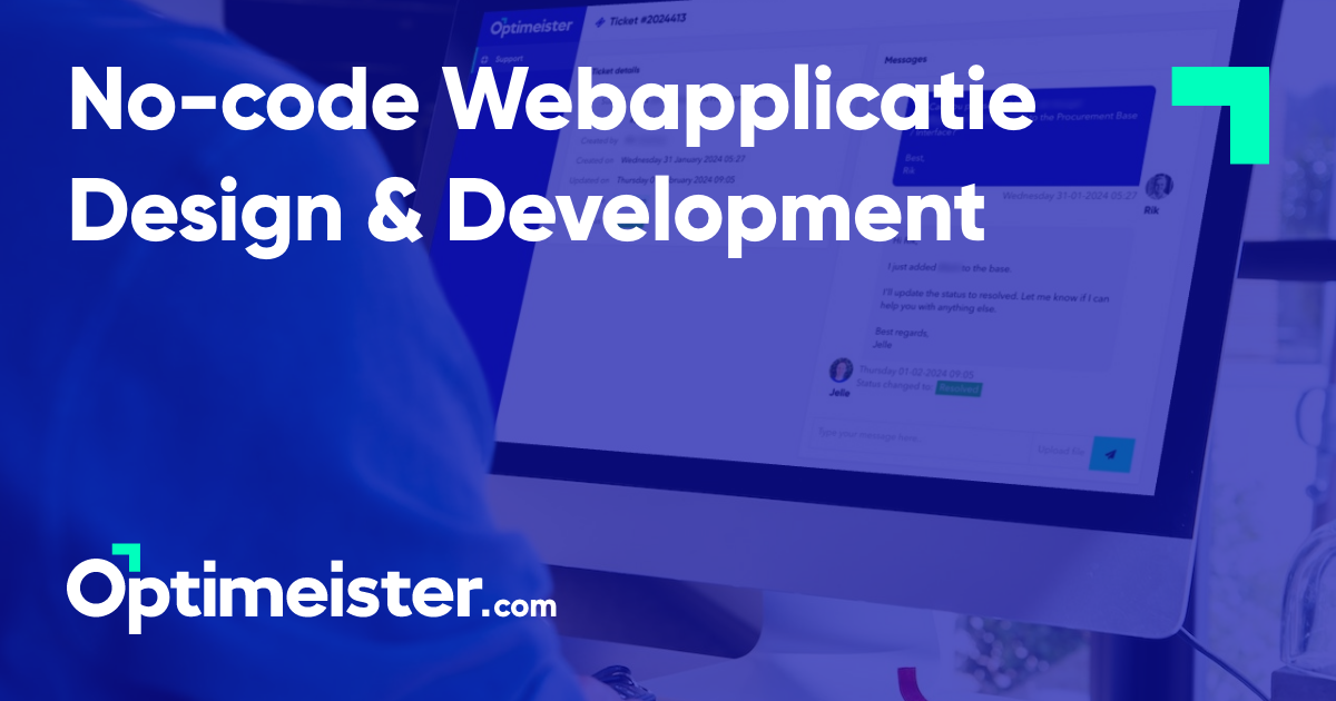 No-code web applications | Ontwerp en Ontwikkeling | Optimeister