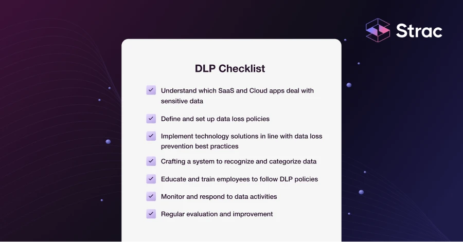 DLP Security Checklist 2023