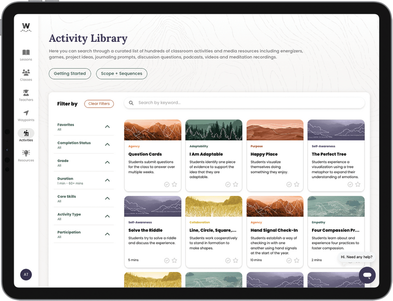 Wayfinder | SEL Activity Library