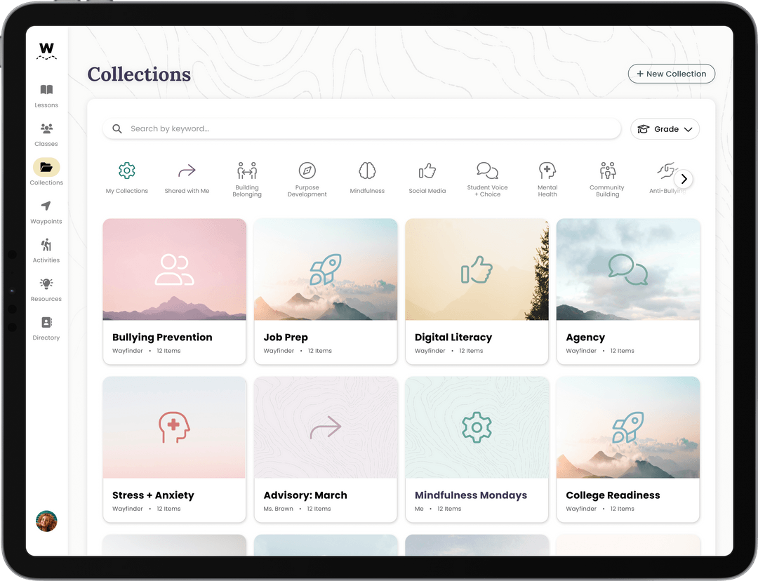 Wayfinder | View SEL + Life Readiness Curriculum for Middle School