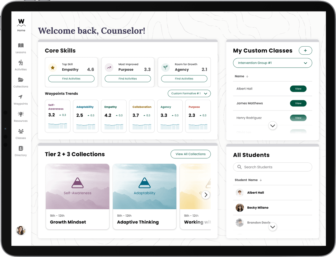 View SEL + Future-Ready Skills Curriculum for High School | Wayfinder