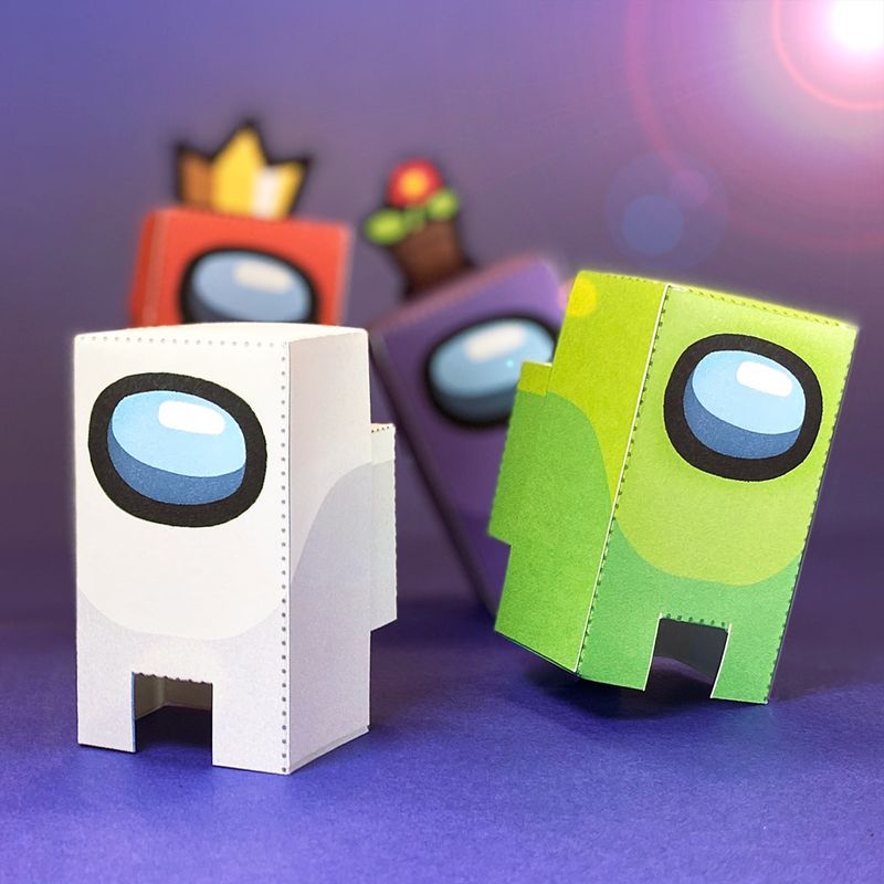 Among Us - Crewmates v3.0 Paper Craft