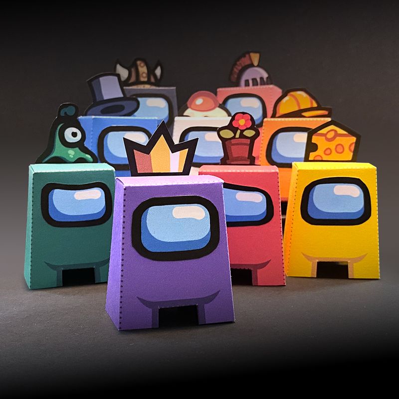 Among Us - Crewmates v3.0 Paper Craft