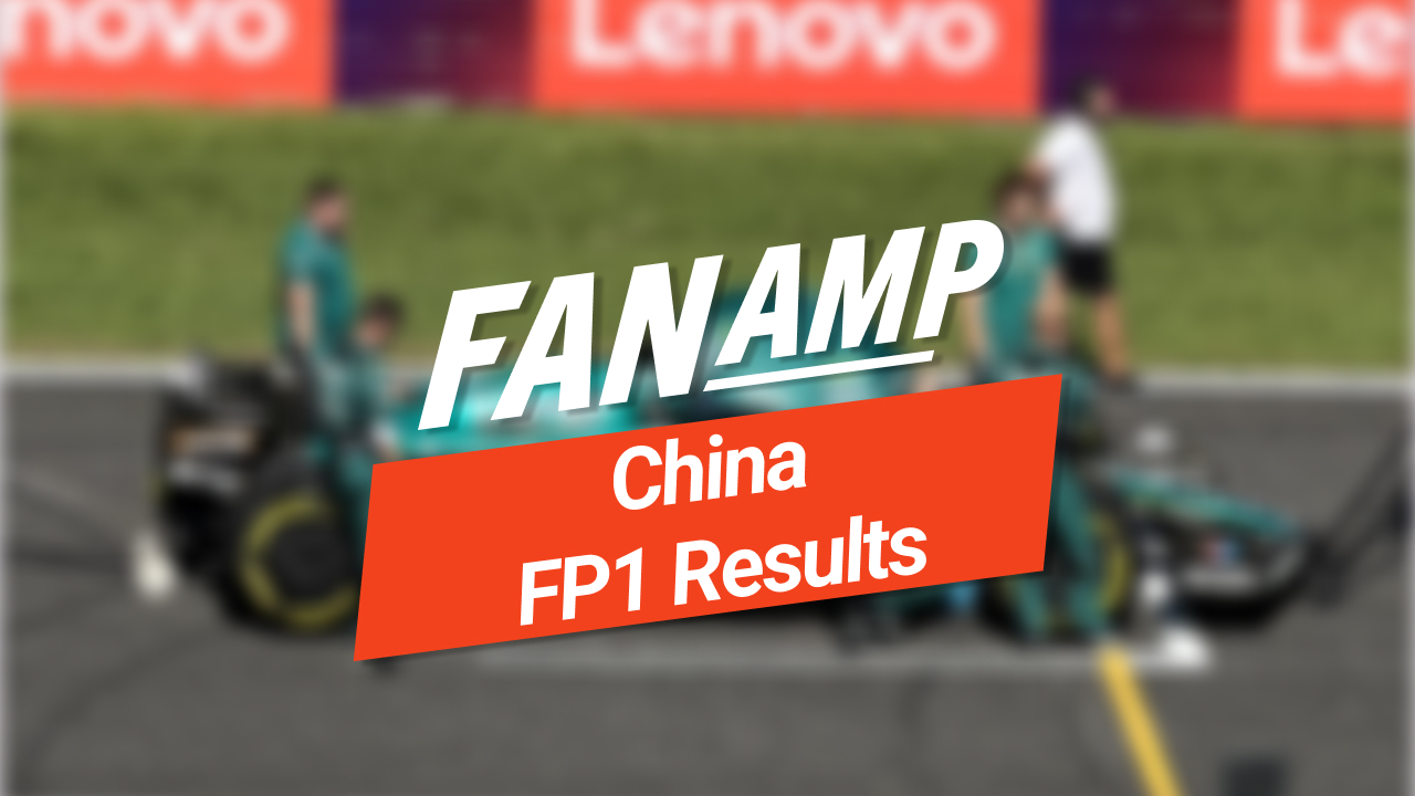 Chinese Grand Prix FP1 Results
