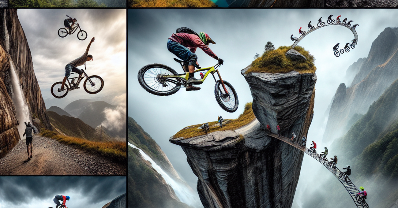 The World’s 10 Most Extreme Mountain Biking Stunts Captured on Camera