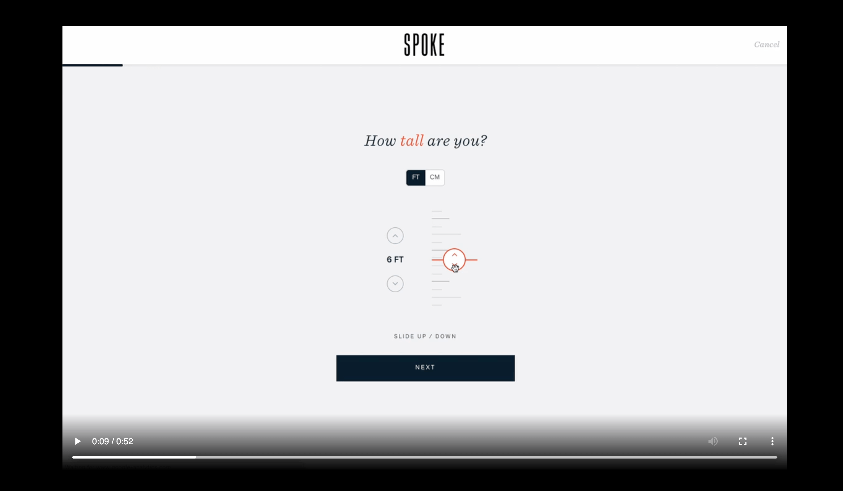 One of 100s of Shopify examples: Spoke Quiz