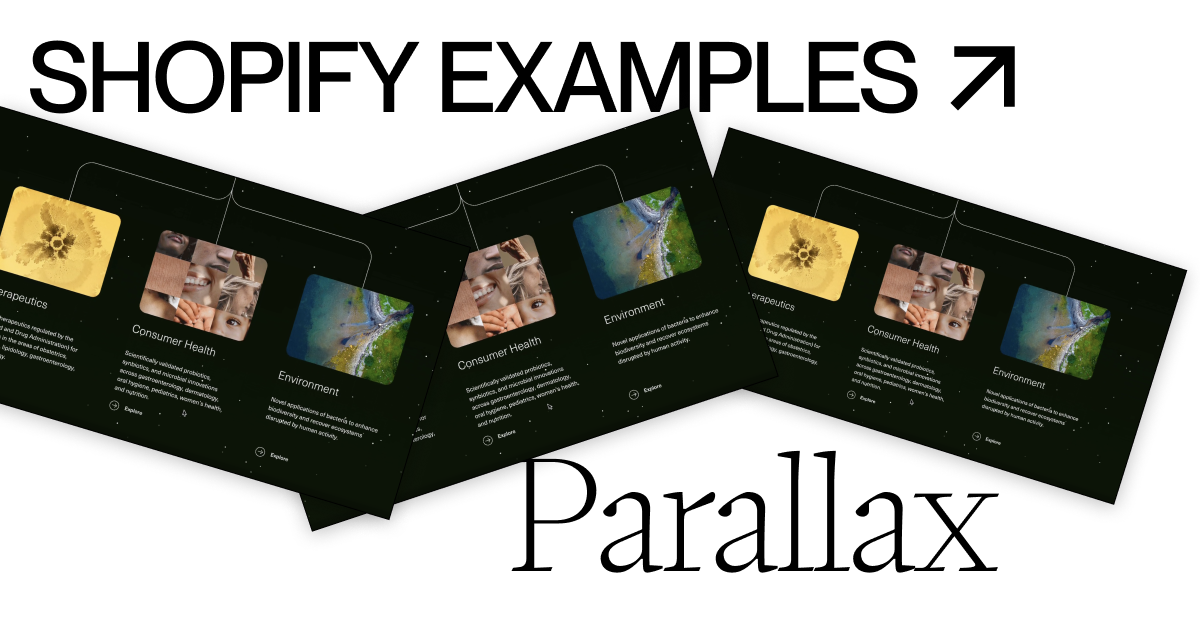 Recently updated: The best Shopify Parallax examples to give you ...