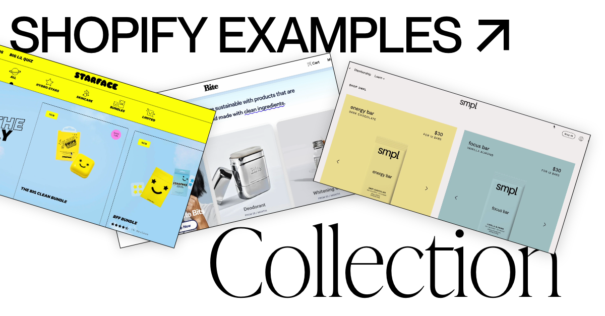 Recently updated: The best Shopify Collection examples to give you ...