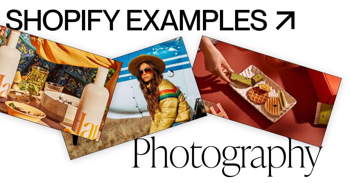 Recently updated: The best Shopify Photography examples to give you ...