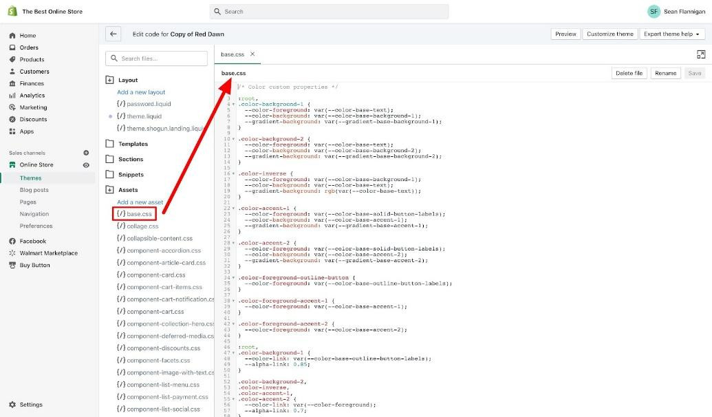 How to Edit The CSS Of A Shopify Theme | Storetasker Blog