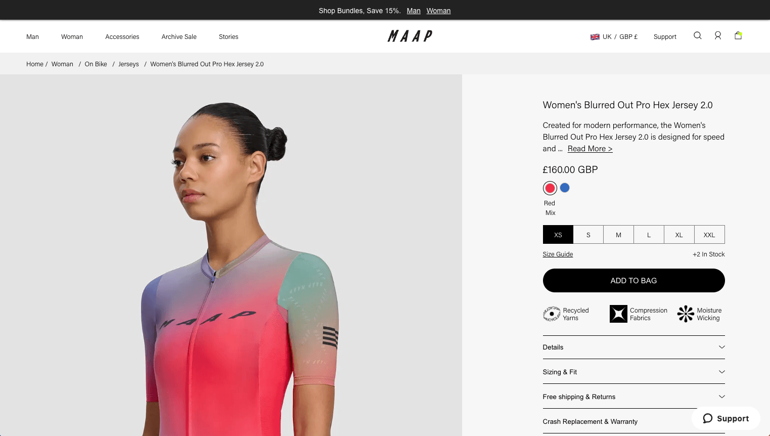 One of 100s of Shopify examples: Maap PDP