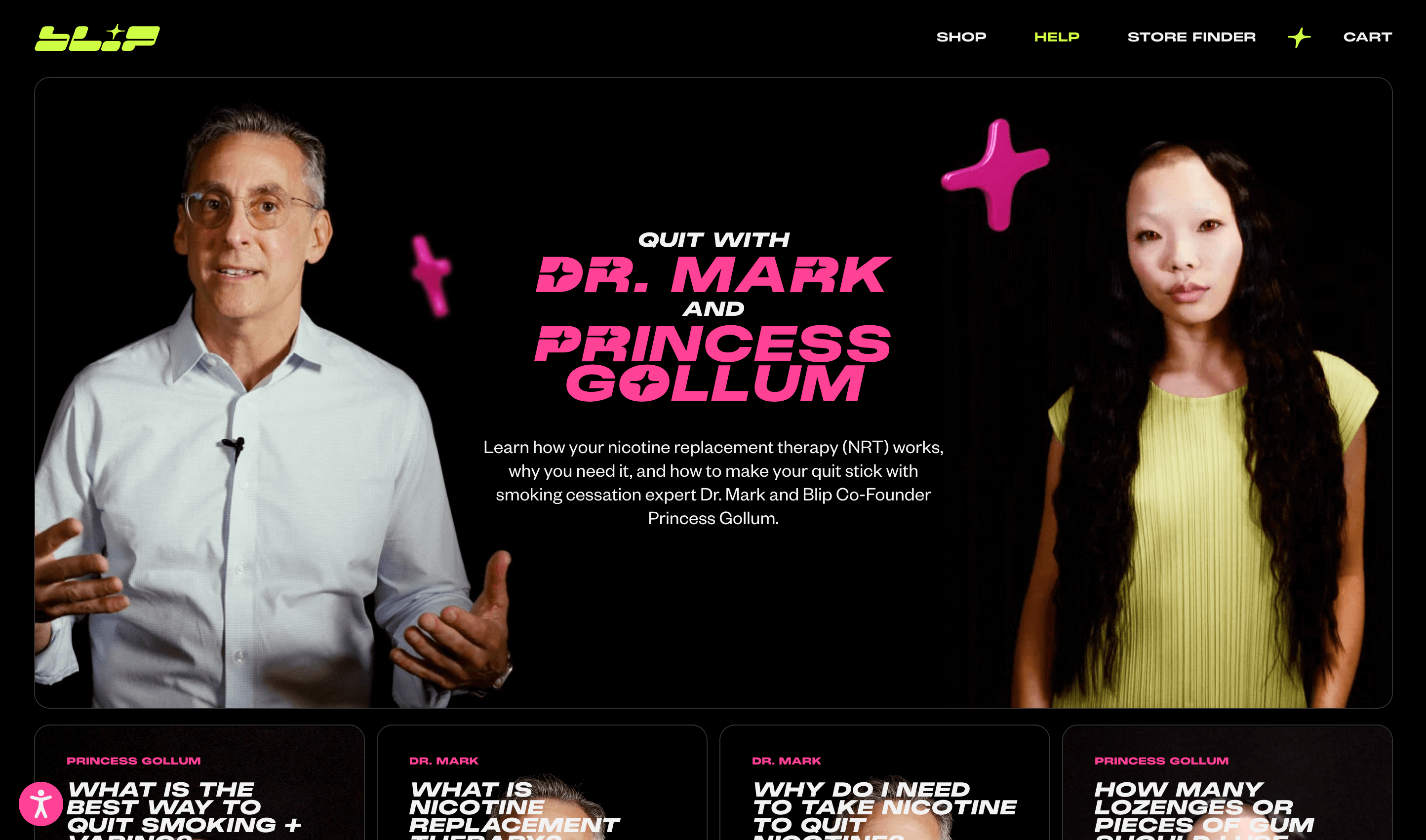 One of 100s of Shopify examples: Blip FAQ