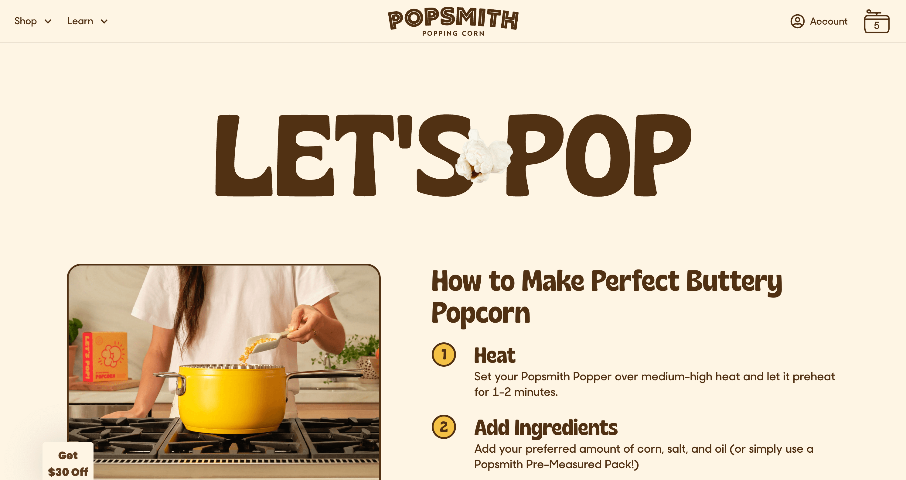 One of 100s of Shopify examples: Popsmith How To