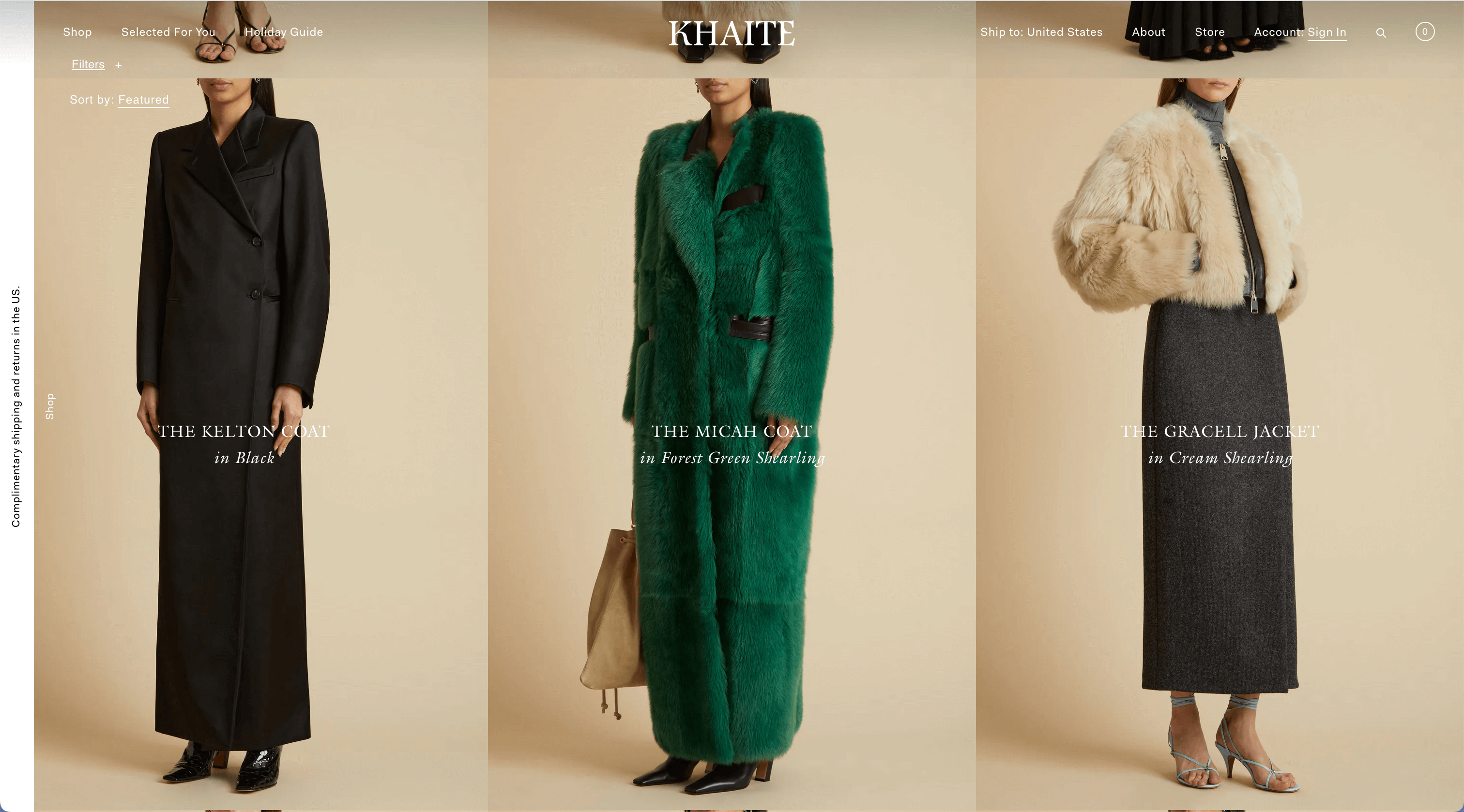 One Of 100s Of Shopify Examples Khaite Collection One Of 100s Of Shopify Examples Khaite Collection