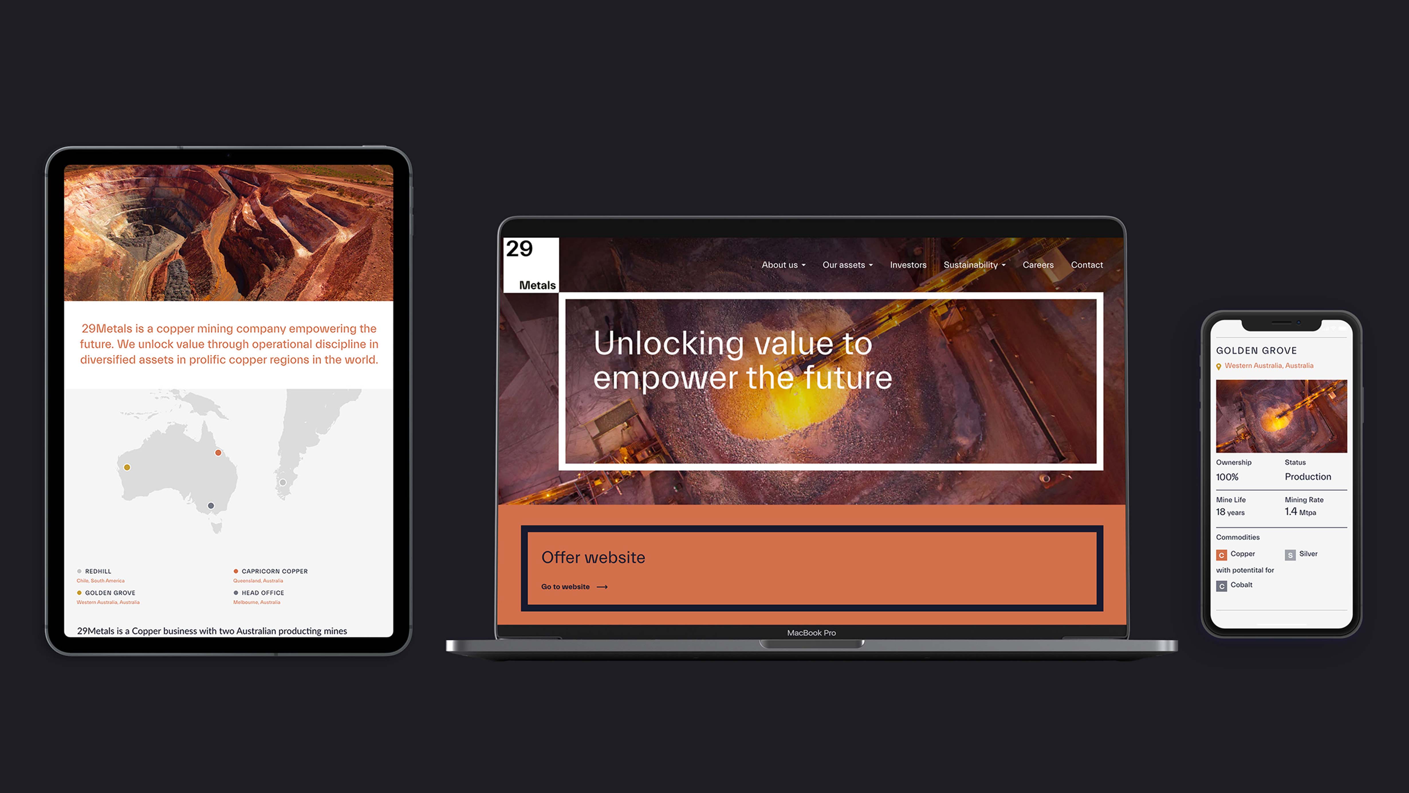 29Metals | Unlocking value | Designate | The corporate brand and ...