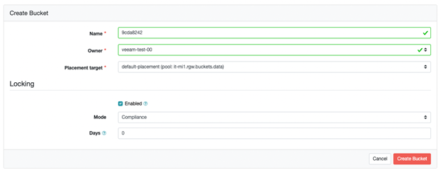 Scalable Storage: how we made our Ceph storage immutable with Veeam