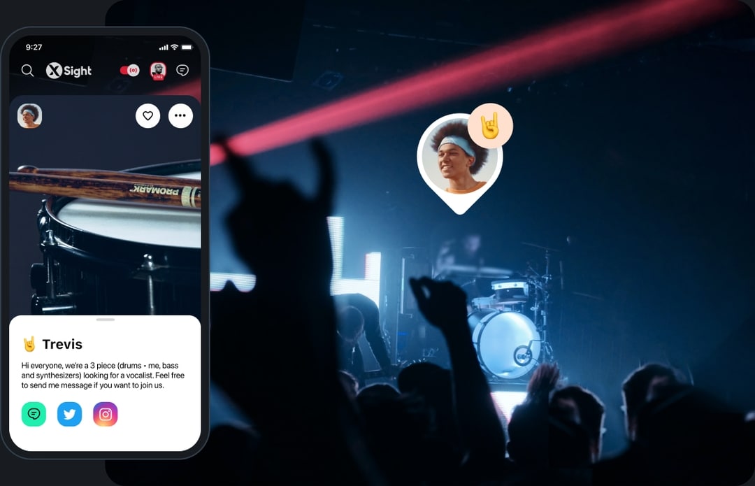 XSight - Find friends and places in AR using your phone camera