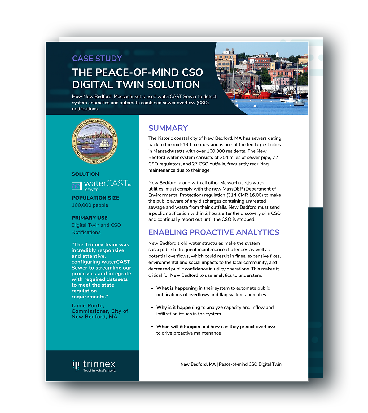 New Bedford CSO Digital Twin Solution