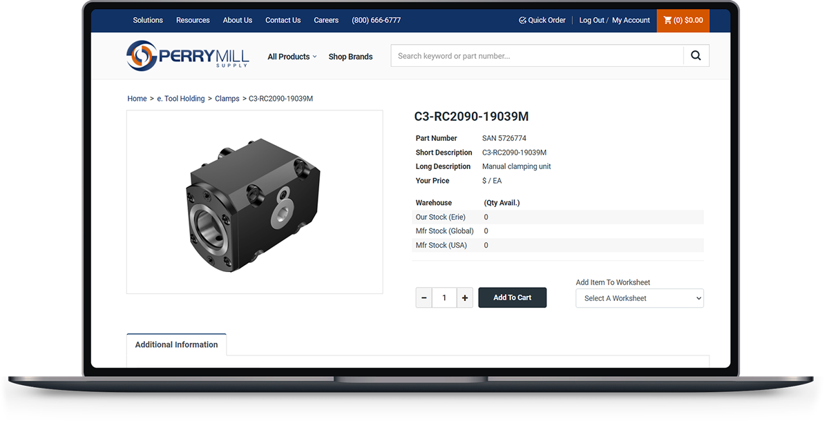 B2B eCommerce Case Study: Perry Mill Supply
