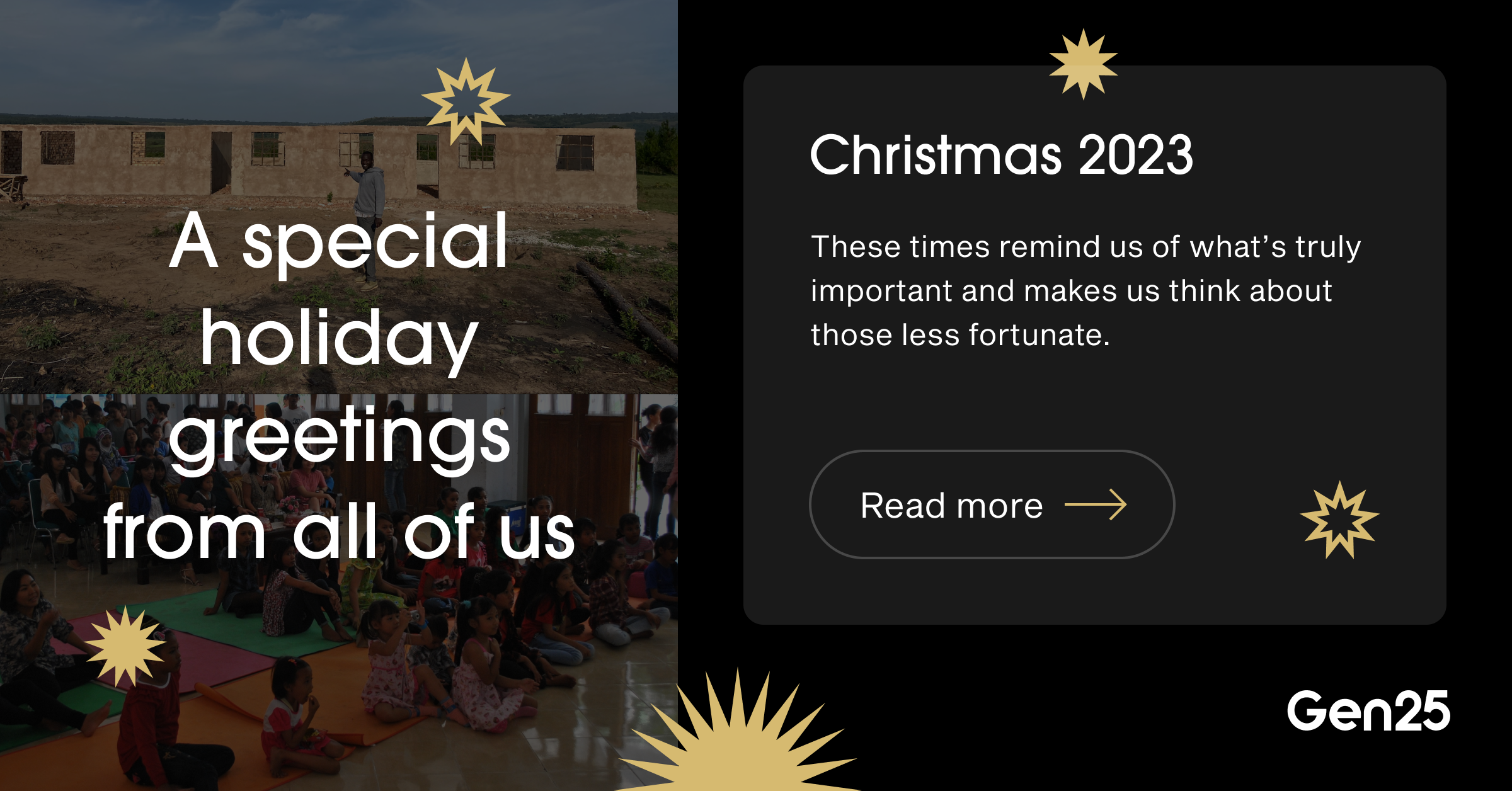 Gen25 supports the Pledge 1% initiative and makes a donation to the ...