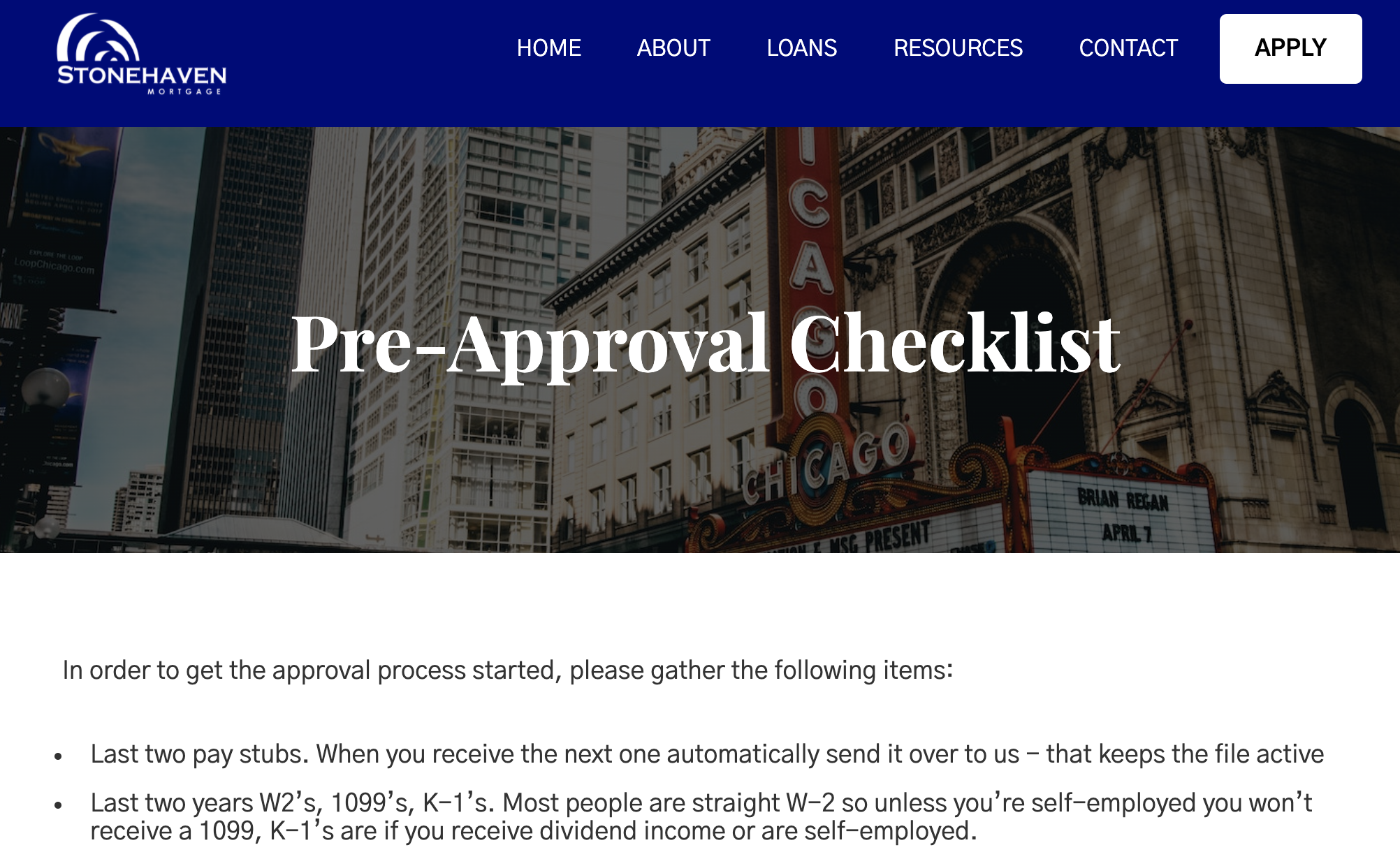 Pre-Approval Checklist for your Mortgage Application