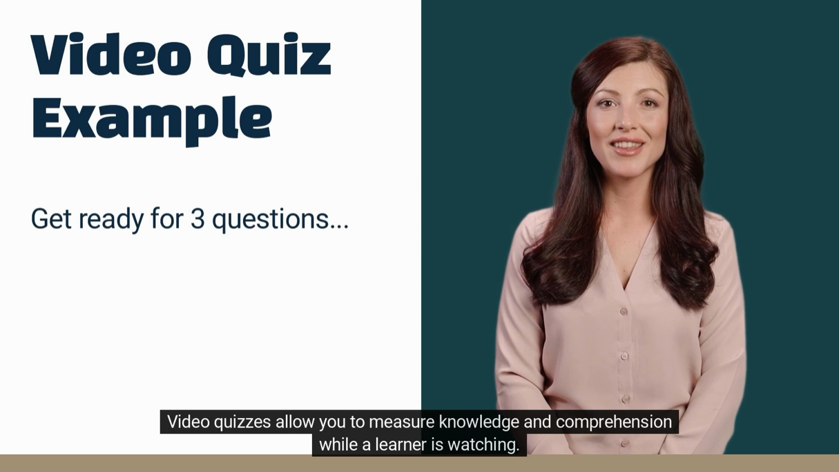 Video Quiz Example - Mindstamp Interactive Video