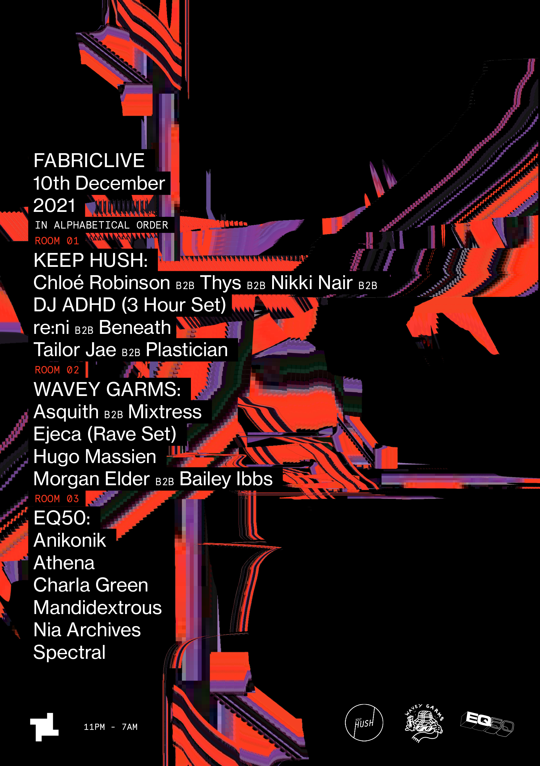 Keep Hush x Wavey Garms x Eq50 | Fabric London