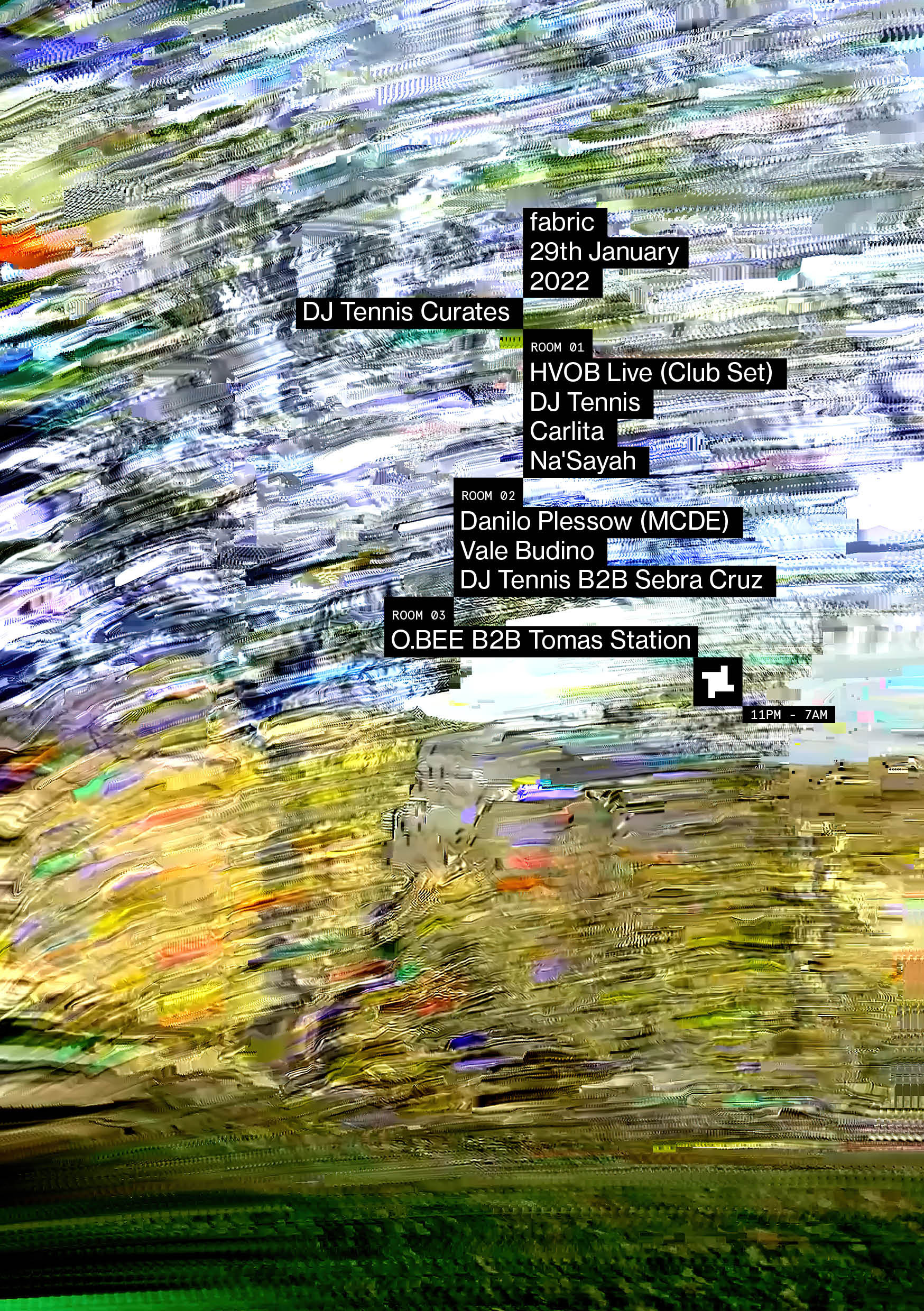 DJ Tennis Curates with Danilo Plessow, HVOB, Carlita & More | Fabric London