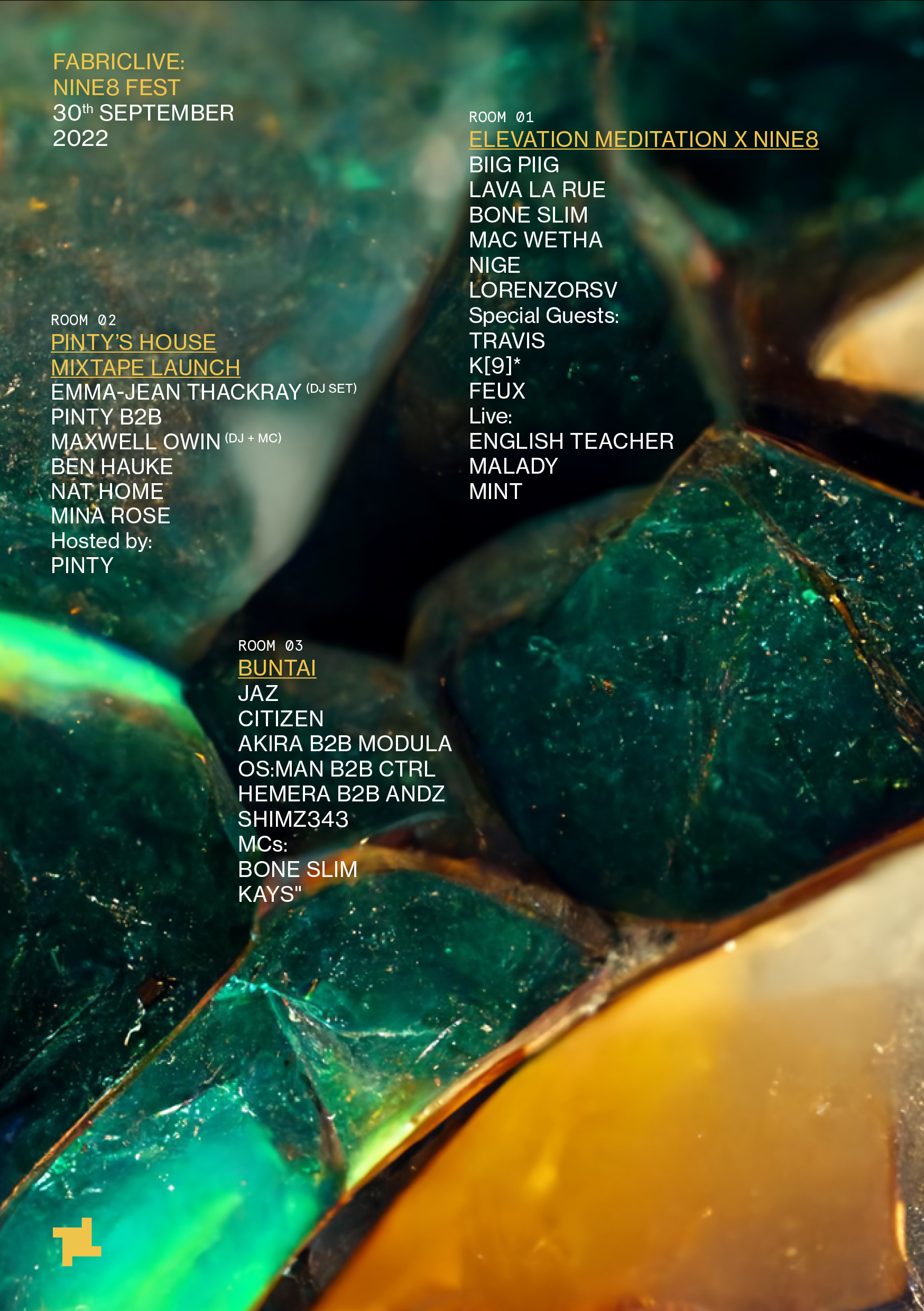 FABRICLIVE: NINE8 Collective, Elevation Meditation & Buntai | Fabric London