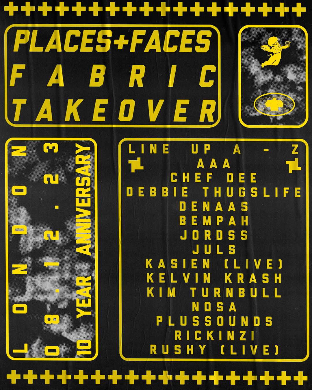 Places+Faces - 10th Anniversary – Juls, Kelvin Krash, Jordss, Bempah ...