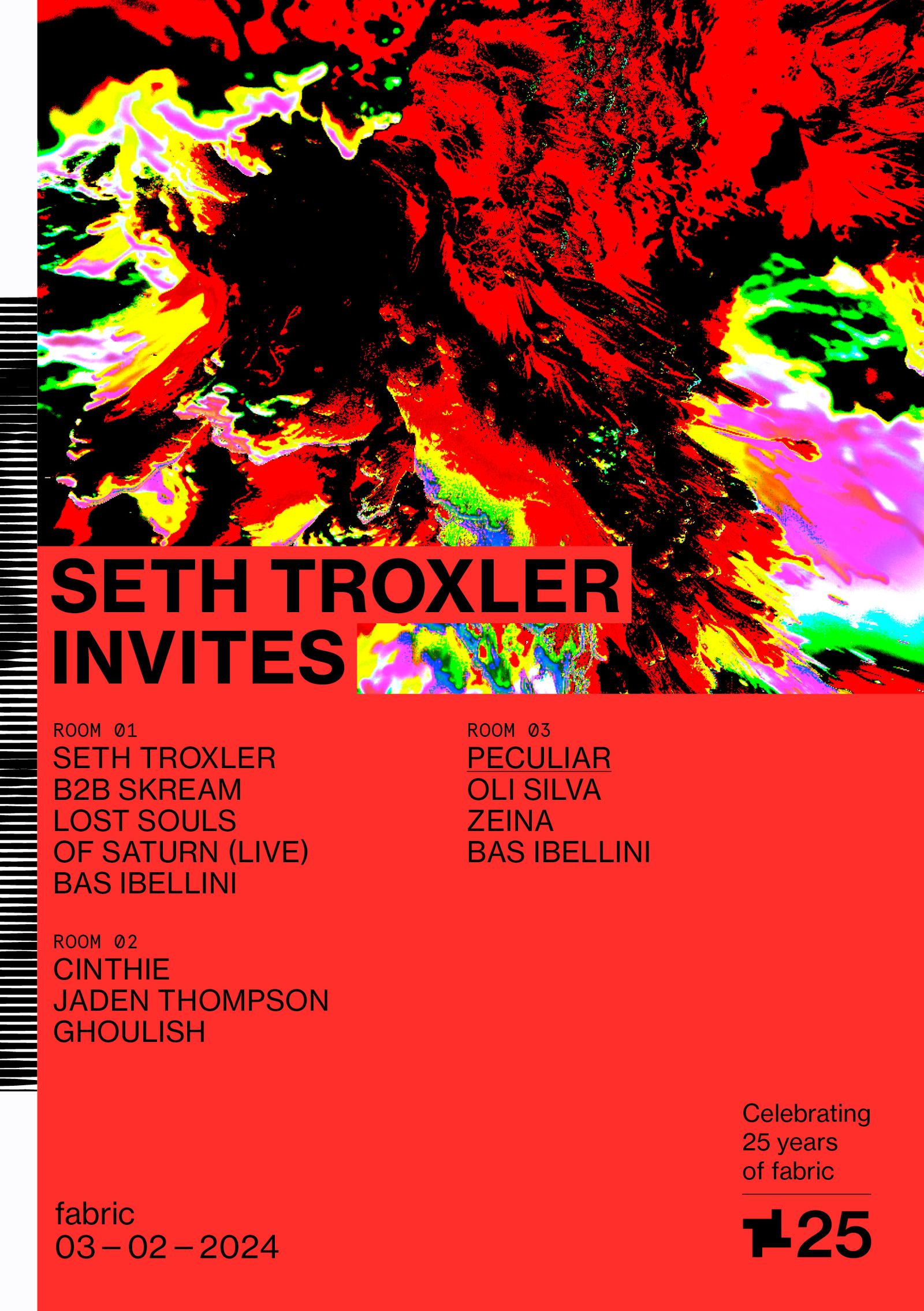 fabric25: Seth Troxler Invites – Seth Troxler B2B Skream, Lost Souls of ...