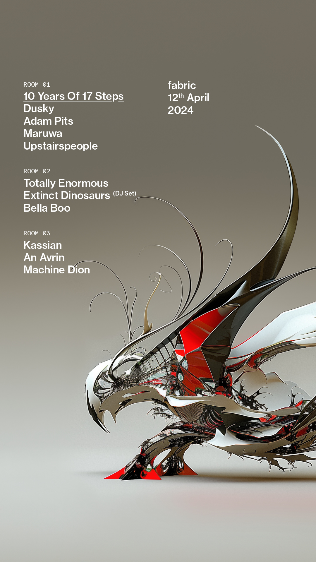 fabric: Dusky presents 17 STEPS - Maruwa, Adam Pits, Teed, Bella Boo ...