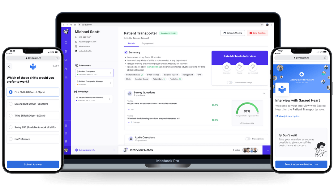 Qualifi is a better way to interview