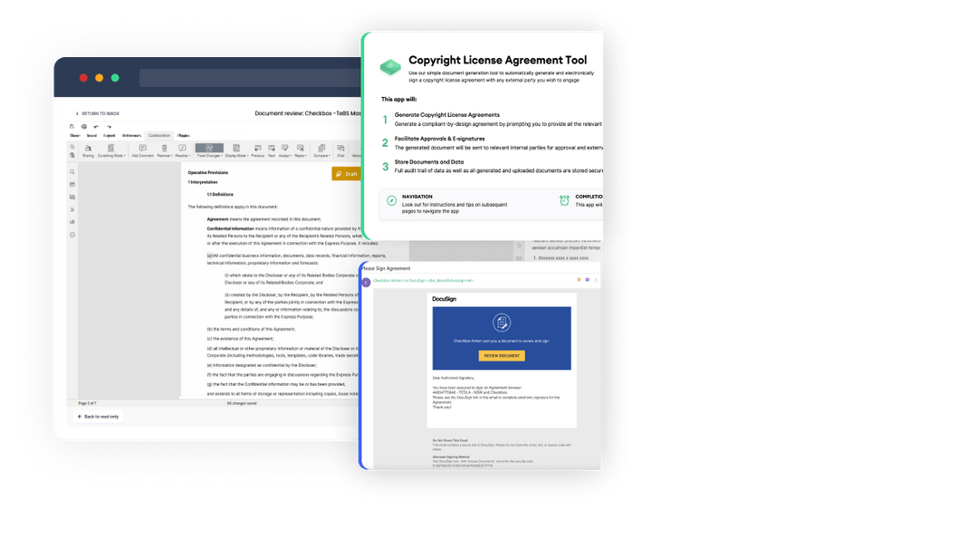 Contract Automation Software | Contract Generation Tool - Checkbox