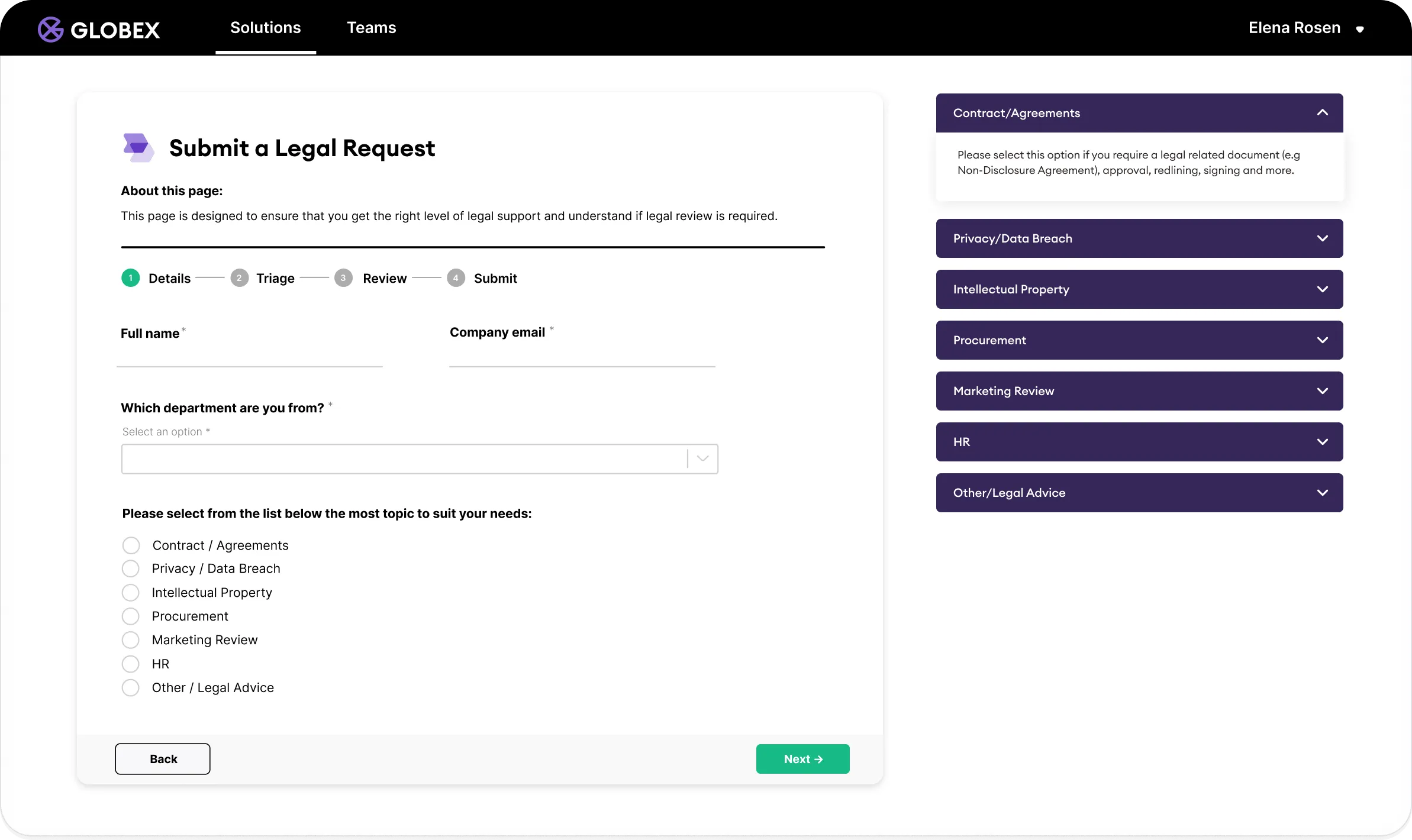 AI Front Door Software – Checkbox