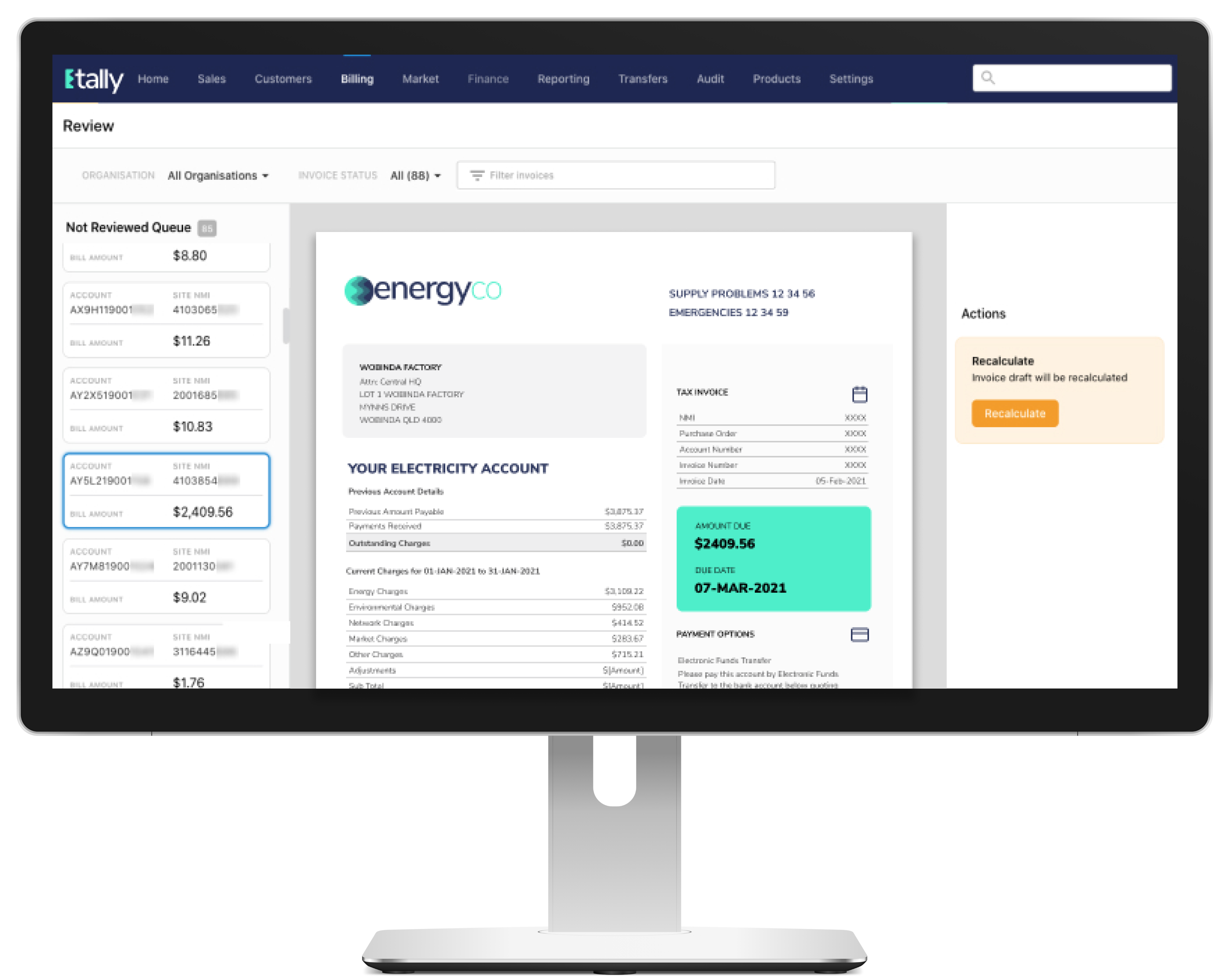 Tally Billing - Cloud-based utility billing solutions