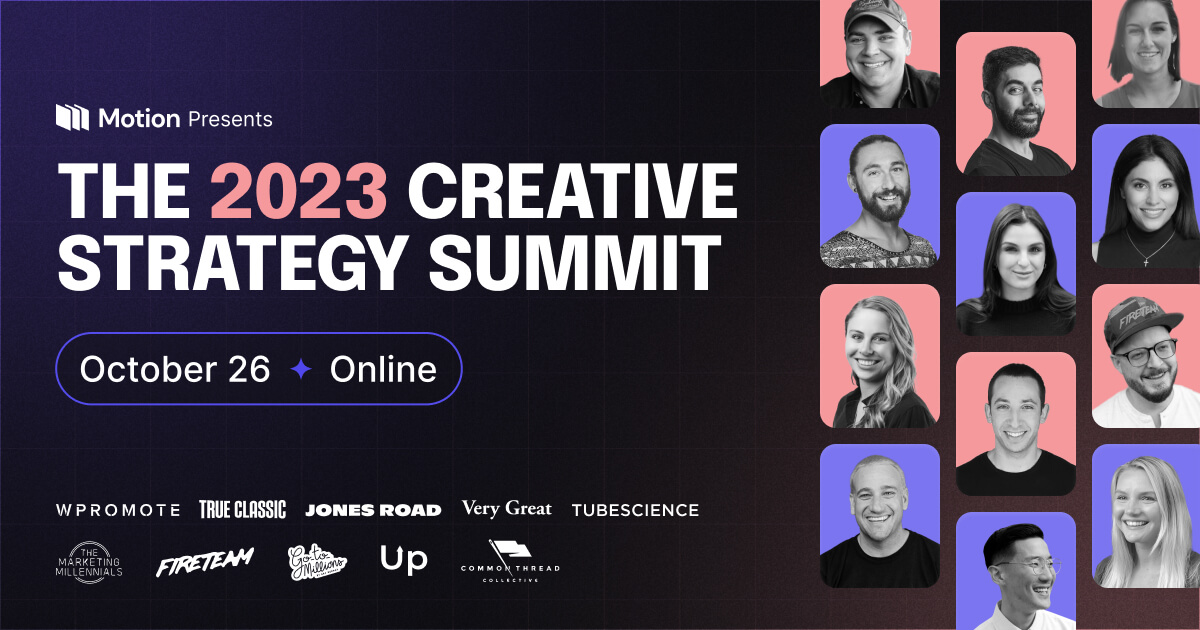 The Creative Strategy Summit | October 26, 2023