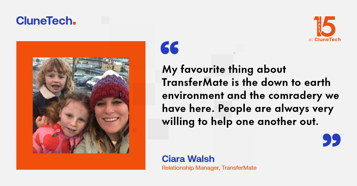 15 Years at TransferMate - Interview with Ciara Walsh