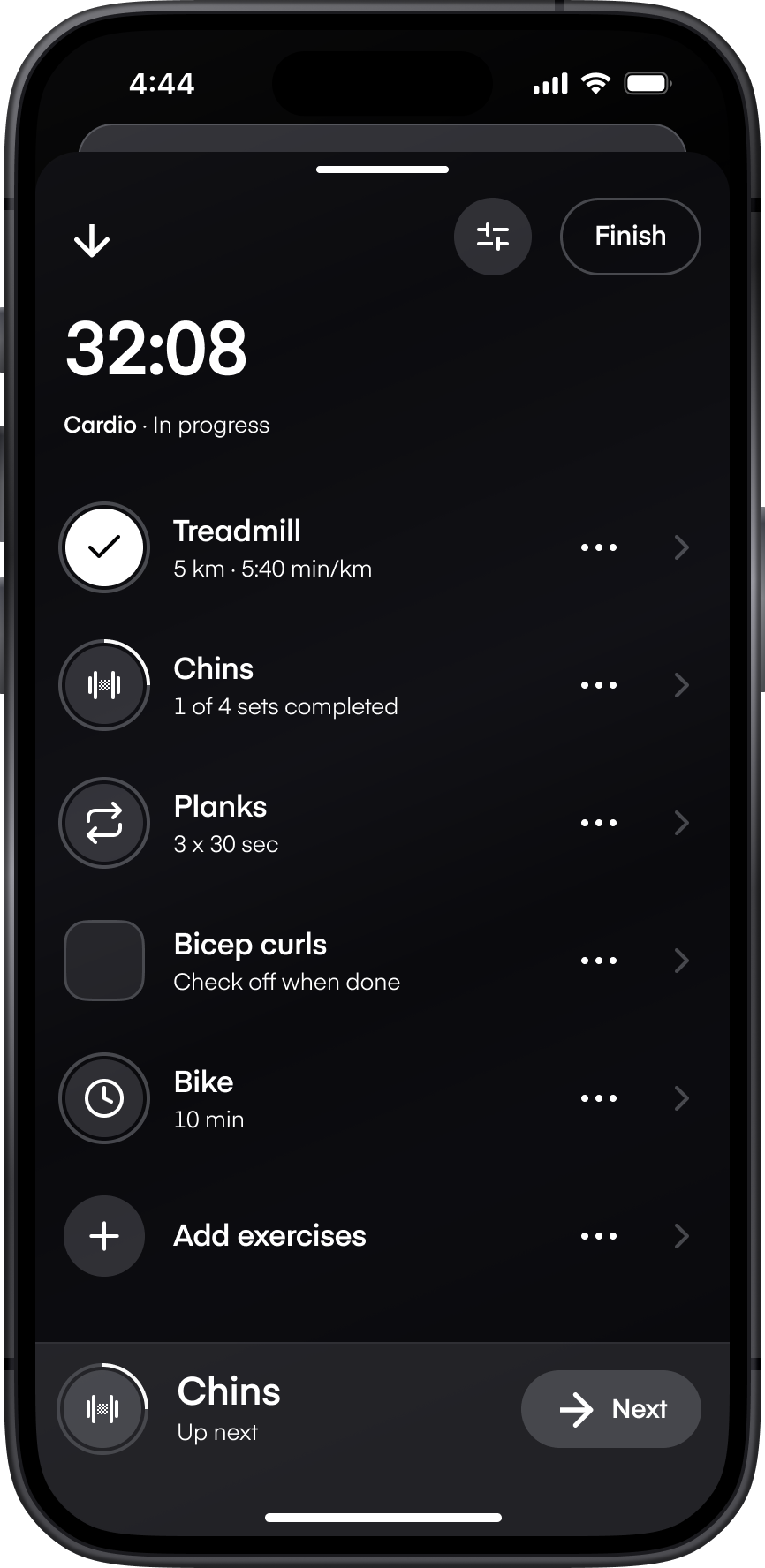 Dropset - Gym tracker