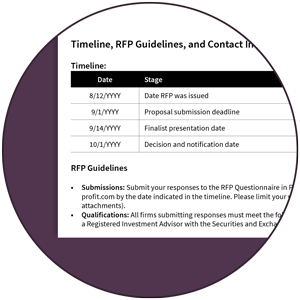 How to Create an Investment Management RFP for Nonprofit Organizations ...