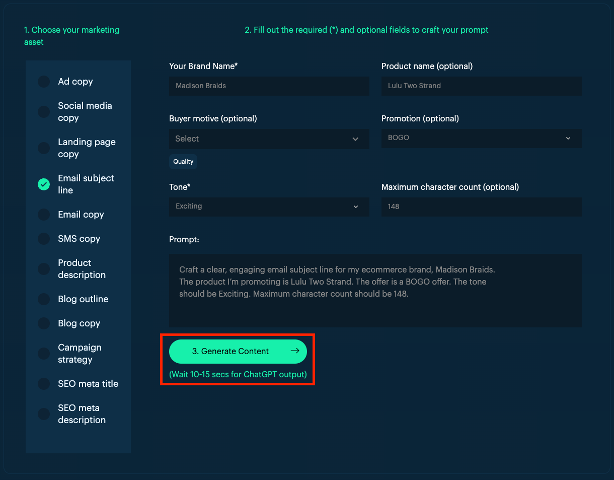 The Ultimate ChatGPT Prompt Generator For Ecommerce Marketing | Triple ...