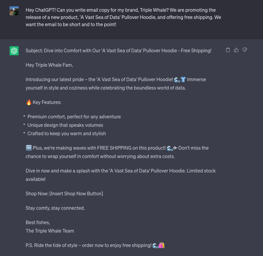 The Ultimate ChatGPT Prompt Generator For Ecommerce Marketing | Triple ...