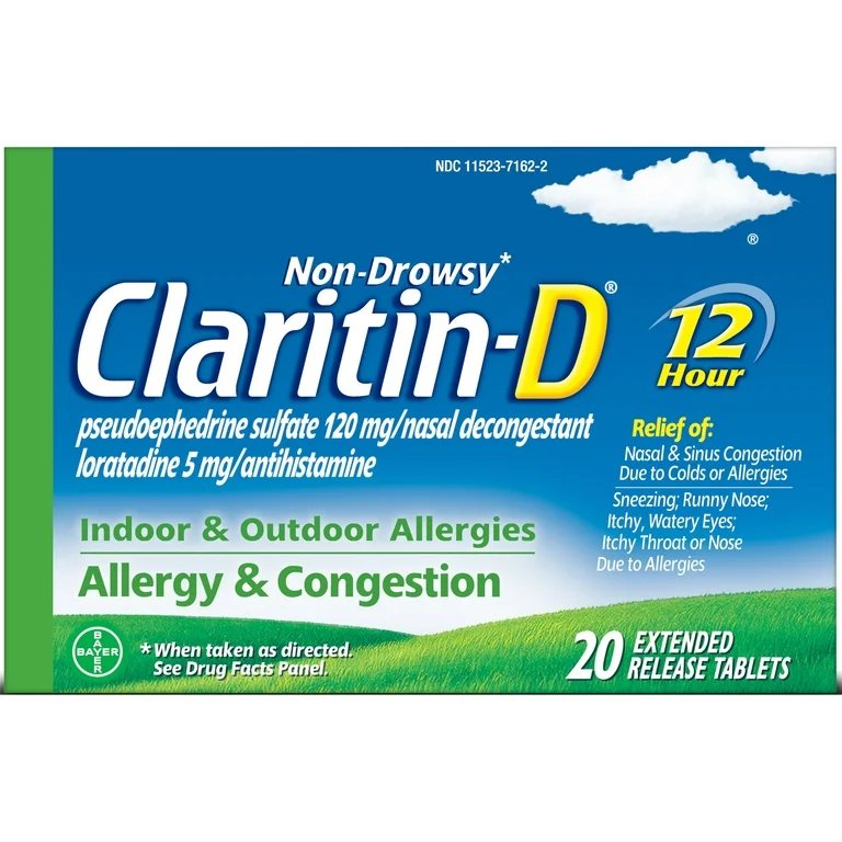 Loratadine/pseudoephedrine (Claritin-D Liquid Gels) Review: Benefits ...
