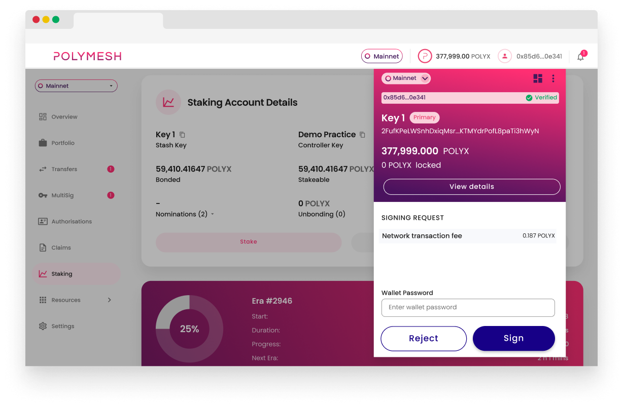 Crypto Staking | Stake POLYX on Polymesh