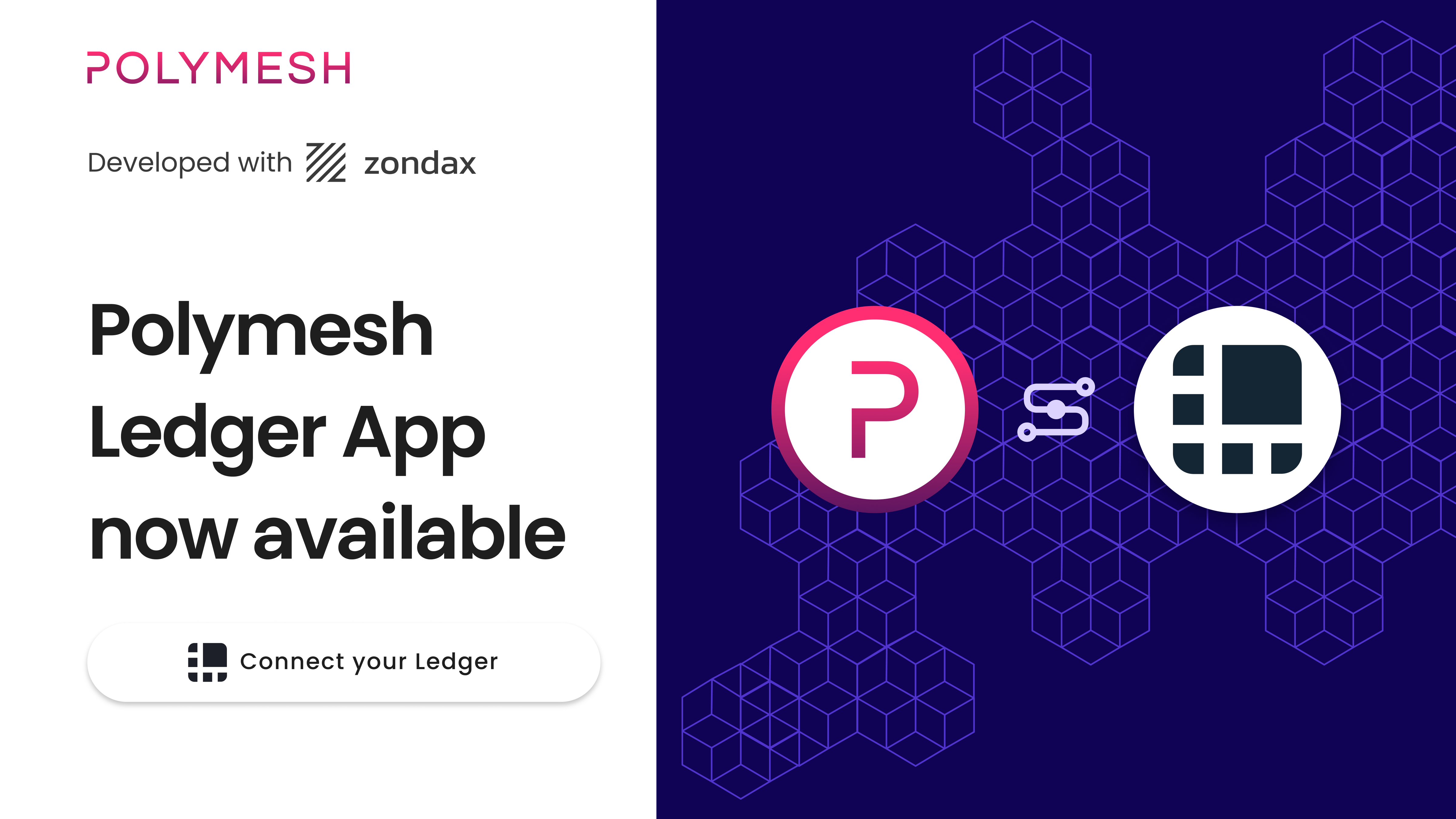 The Polymesh Ledger app is now publicly available in the Ledger App store!