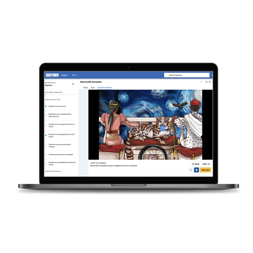 Make Learning Microbiology Unforgettable with Sketchy Micro